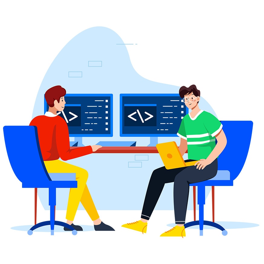 Sticker Cu Programare, Cod, Birou, IT, Laptop, cu Margini Albe, PVC ...