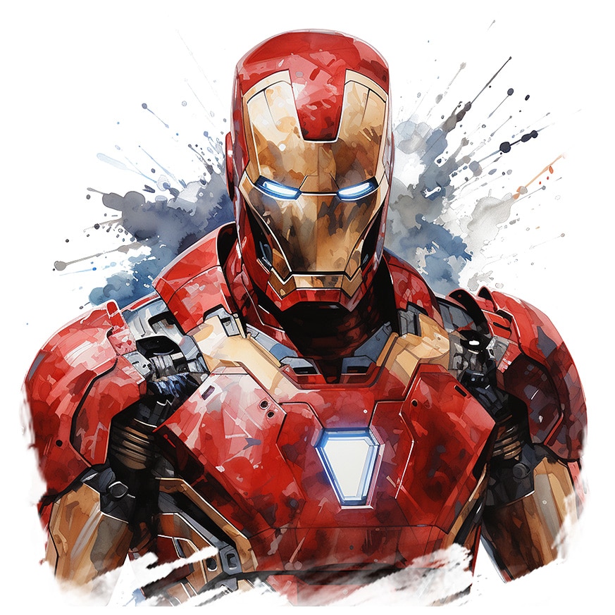 Sticker Cu Omul De Fier, Tony Stark, Personaj, Marvel, Avengers, cu ...