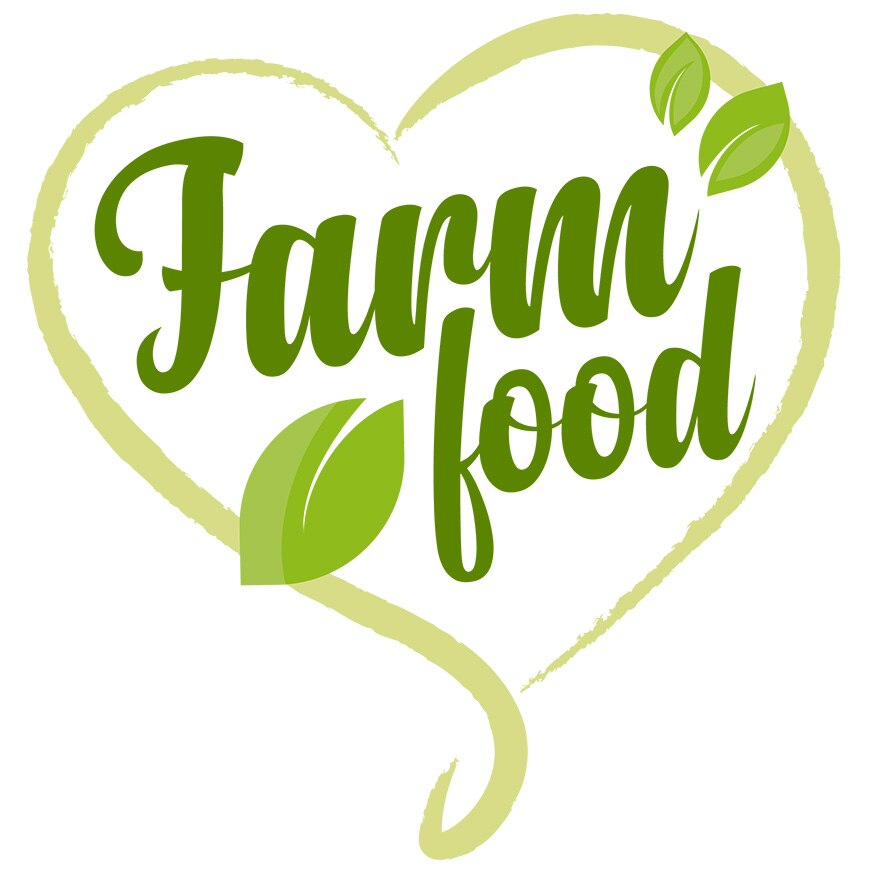 Sticker Cu Mesaj In Engleza Farm Food, Frunza, Mancare, Ferma, Inima ...