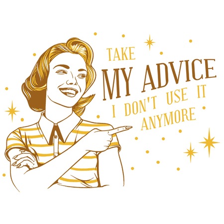 Sticker Cu Mesaj Amuzant In Engleza Take My Advice I Don't Use It ...