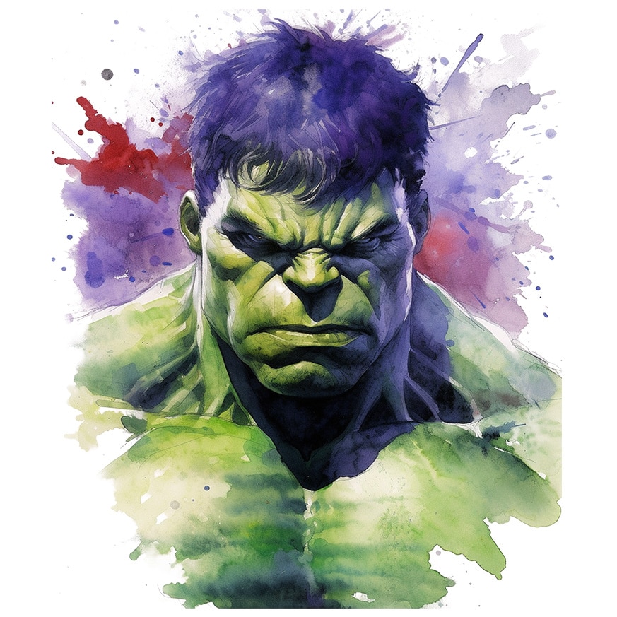 Sticker Cu Hulk, Avengers, Bruce Banner, Marvel, Supererou, Personaj ...