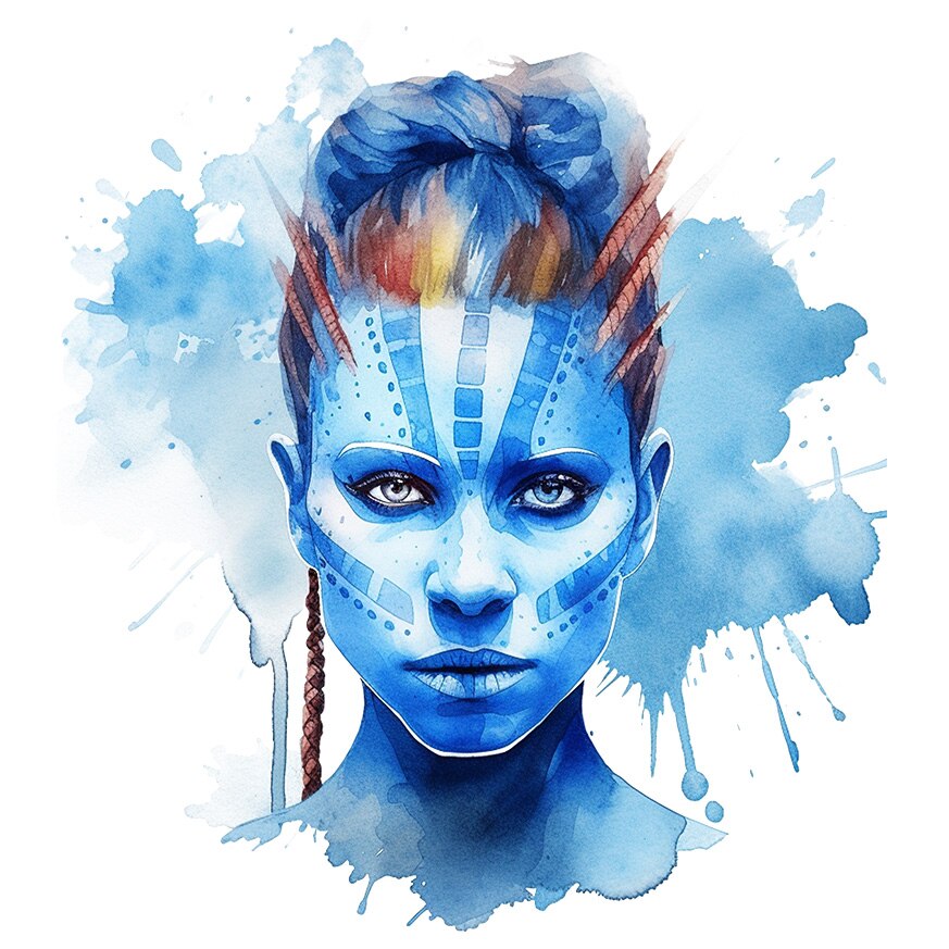 Sticker Cu Eywa, Avatar, Personaj, Iubitori De Filme, Fantasy, Portret ...