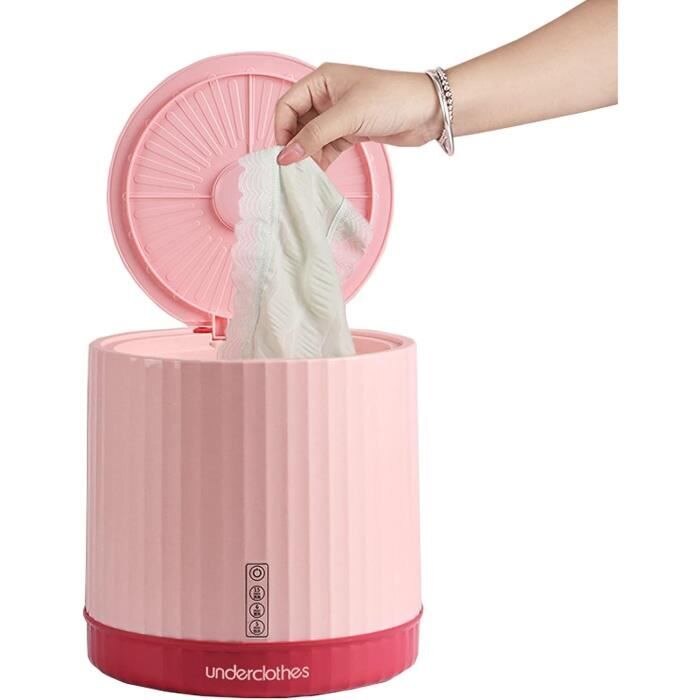 Mini masina de spalat, Portabila, Strong Power, Roz, Capacitate 4L ...