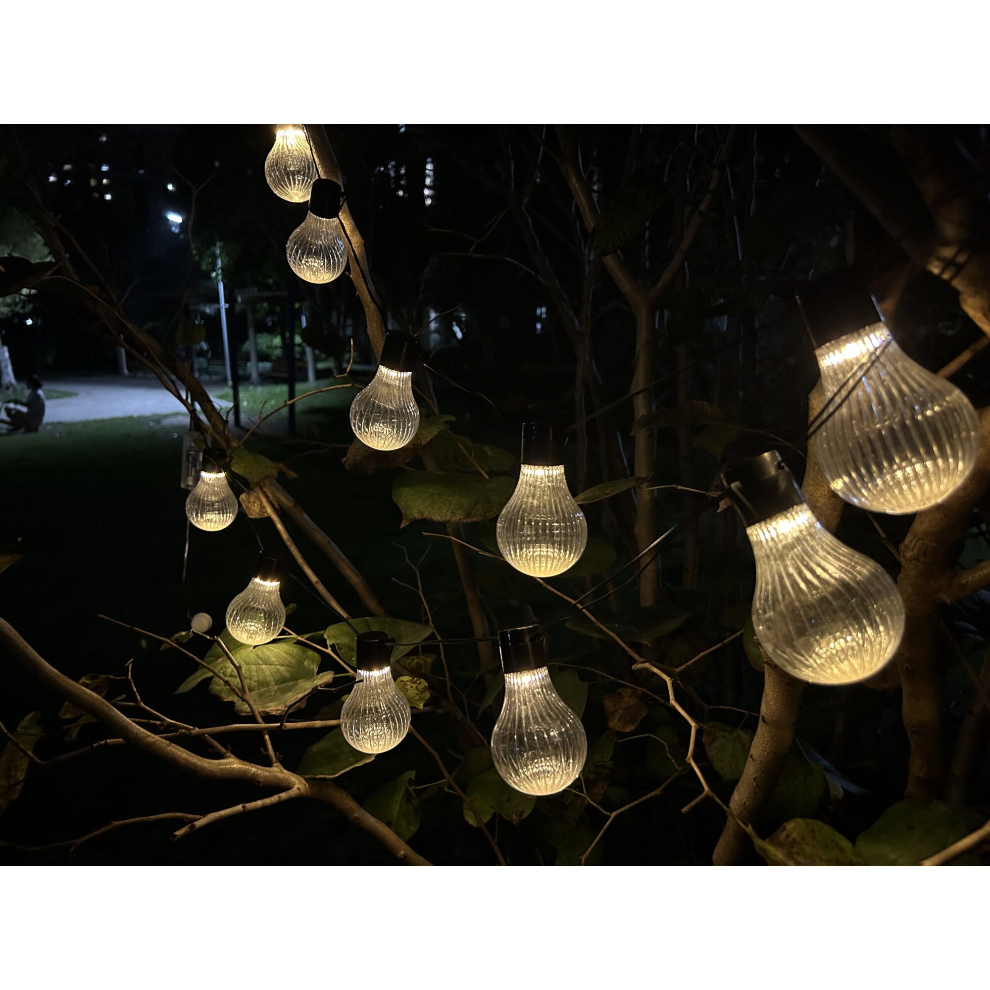 Ghirlanda luminoasa, LED, model Stripes, 10 becuri, 380cm, incarcare ...