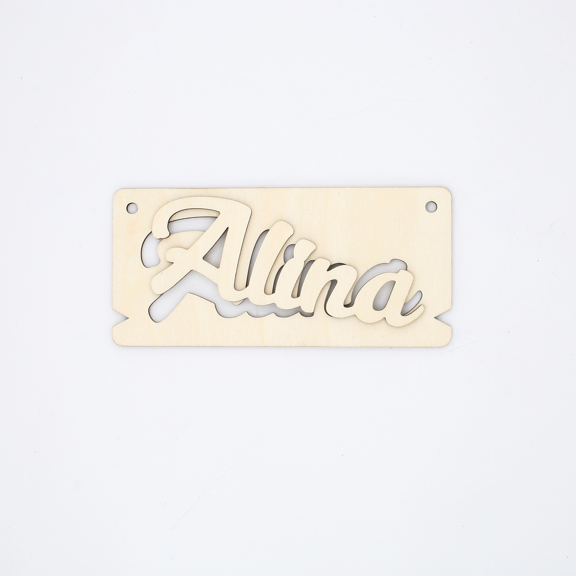 Inscriptie decorativa din lemn cu nume Alina, 2.5 cm - eMAG.ro