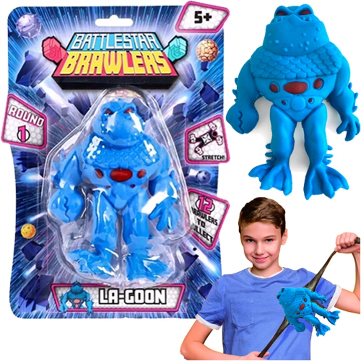 Figura, Stretchy Battlestar Brawlers La-Goon, 12cm - eMAG.ro