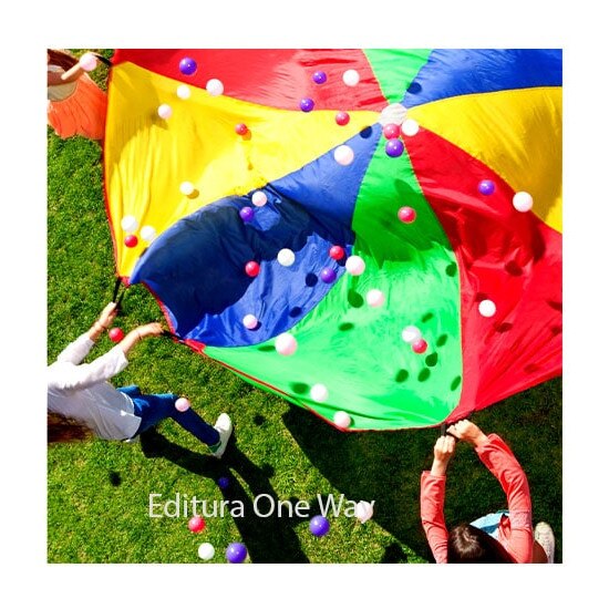 Parasuta multifunctionala, interior-exterior - 3,6 m, 4-11 ani, nylon ...