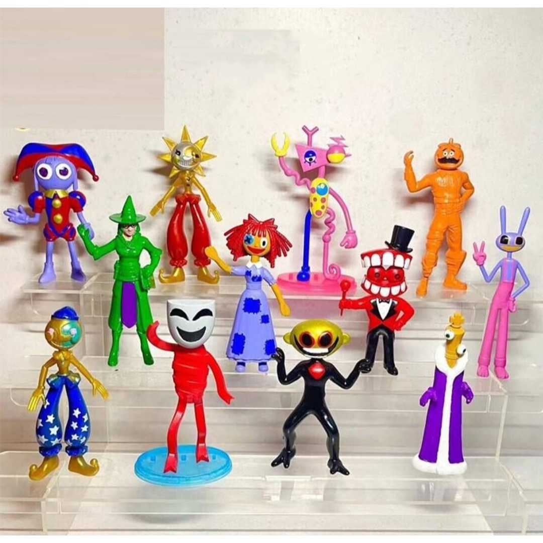 Set 6 Figurine Digital Circus, Mistery Box, Tnagora®, 10 cm - eMAG.ro