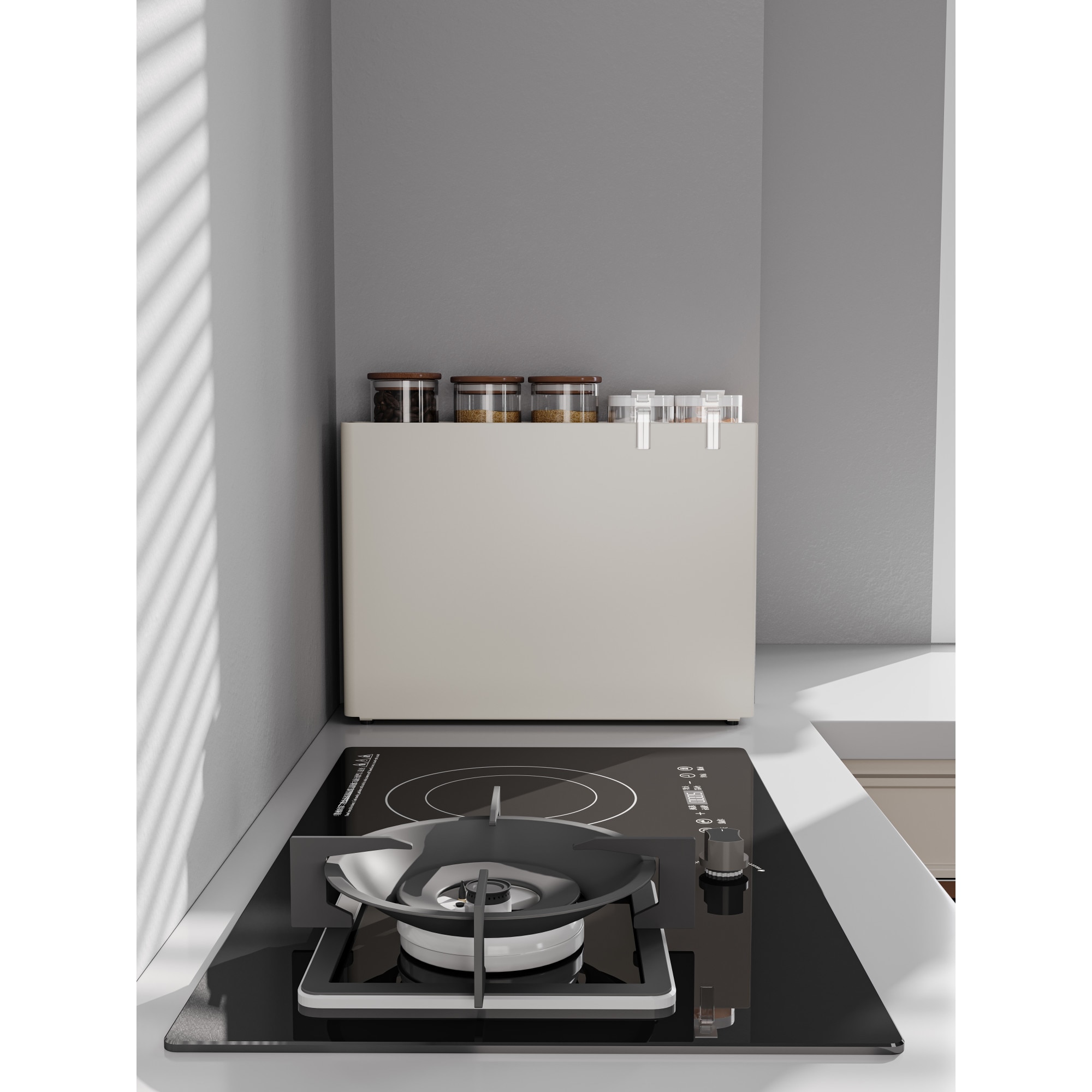 Raft ingust pentru Condimente Destello, Suport Extensibil Solid, Tip ...