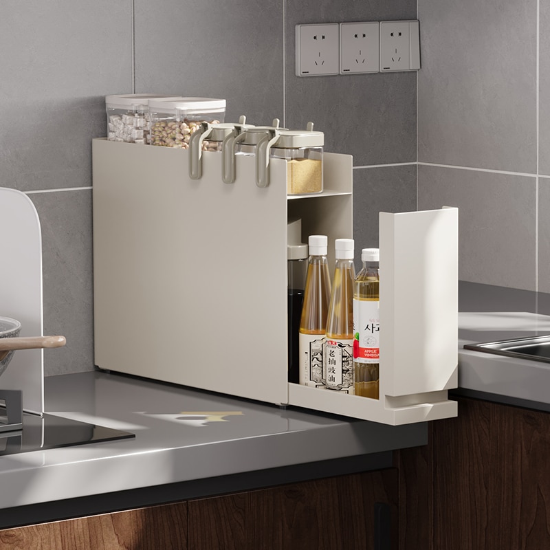 Raft ingust pentru Condimente Destello, Suport Extensibil Solid, Tip ...