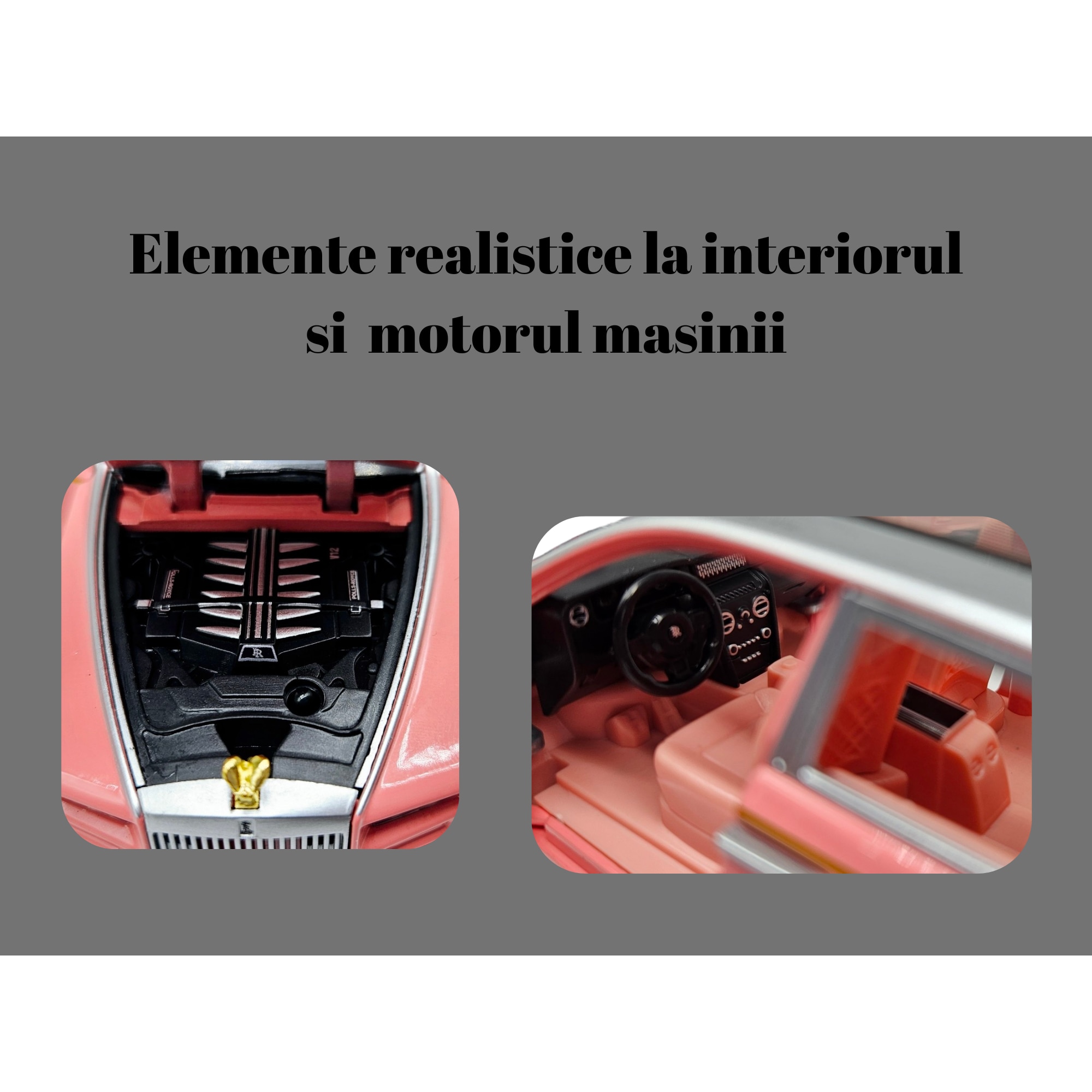 Masina metalica limuzina Rolls Royce Phantom, 3 sunete realistice ...