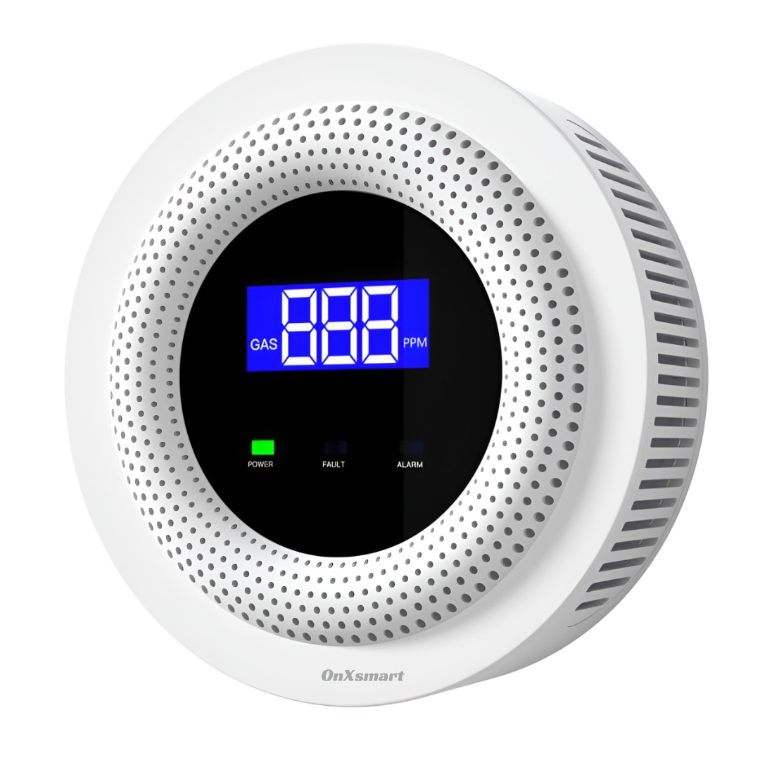 Detector de Gaz OnXsmart®, Multiple tipuri de gaz, Wifi 2.4G, Alarme ...