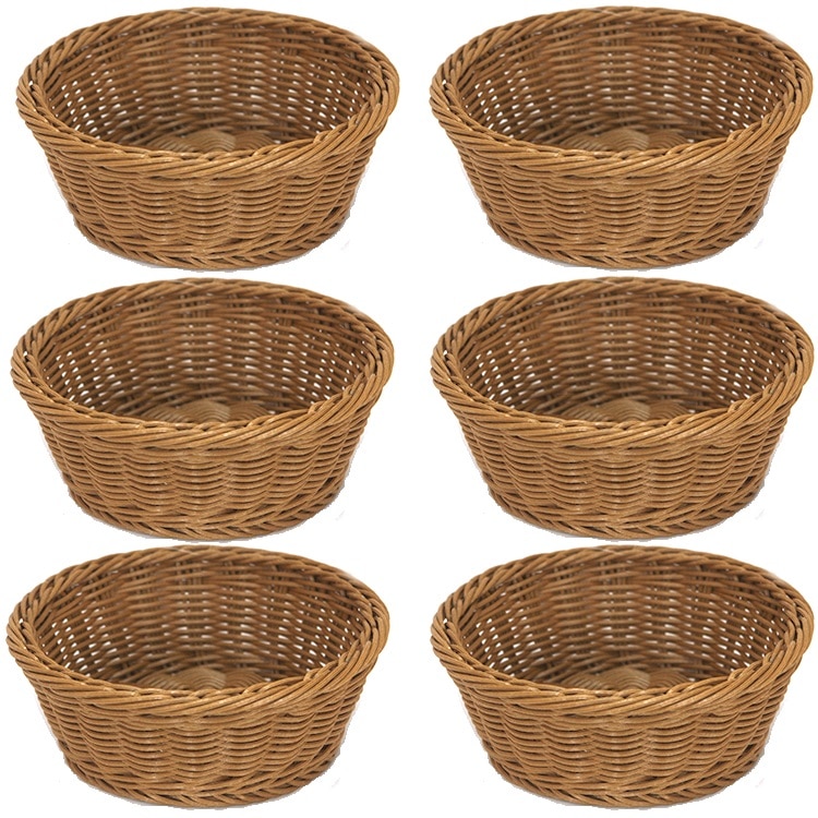 Set 6 cosuri rotunde servire paine/fructe/legume RAKI, D18, 5xh7, 5cm ...