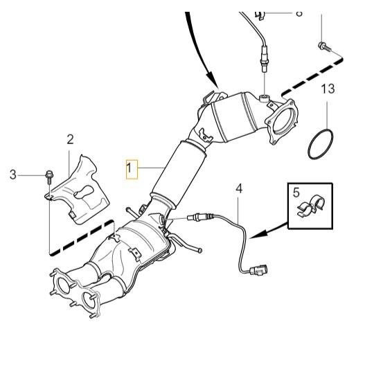 Catalizator original, Volvo, Modele S60 V60 S80 V70 XC60 XC70, 3.0T T6 ...