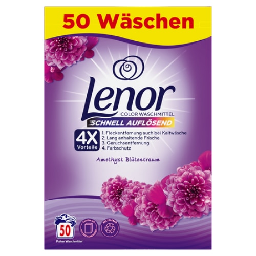 Detergent rufe Lenor AMETHYST COLOR, 50 spalari, 3kg - eMAG.ro