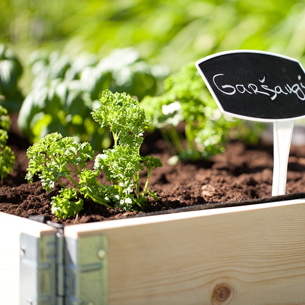 Pat de gradina Hydrostab Upyard, Din lemn, 80x60 cm - eMAG.ro