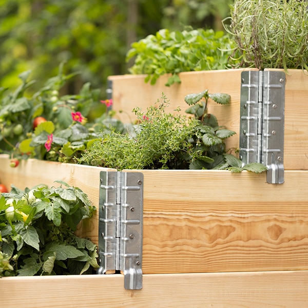 Pat de gradina Hydrostab Upyard, Din lemn, 80x60 cm - eMAG.ro