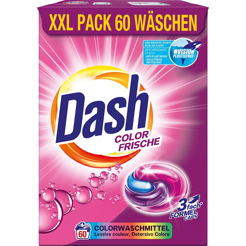 Detergent Dash pentru Rufe, Capsule, 60 de Spalari, Frische - eMAG.ro
