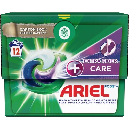 Detergent Capsule Ariel, Extrea Fiber Care, 12Buc - eMAG.ro