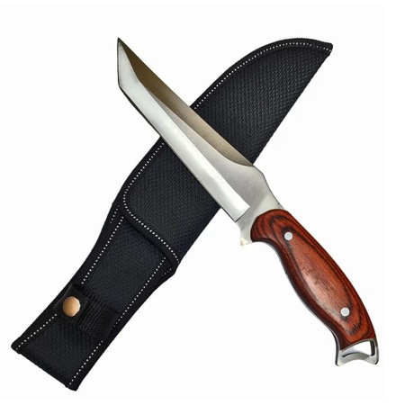 Cutit de vanatoare militar/camping Tanto Finka DIGIMAT®, otel ...