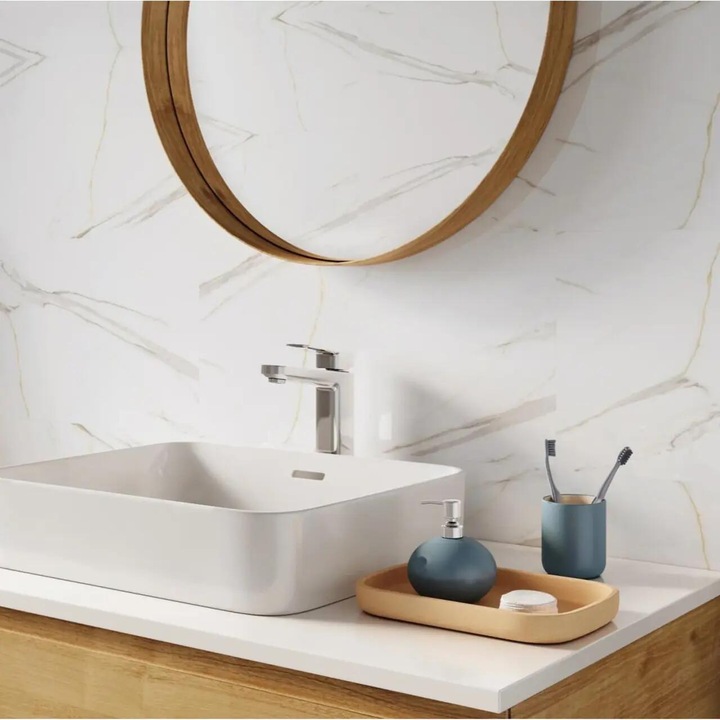 Panou decorativ SPC pentru perete cu aspect marmura, Vilo Home ...