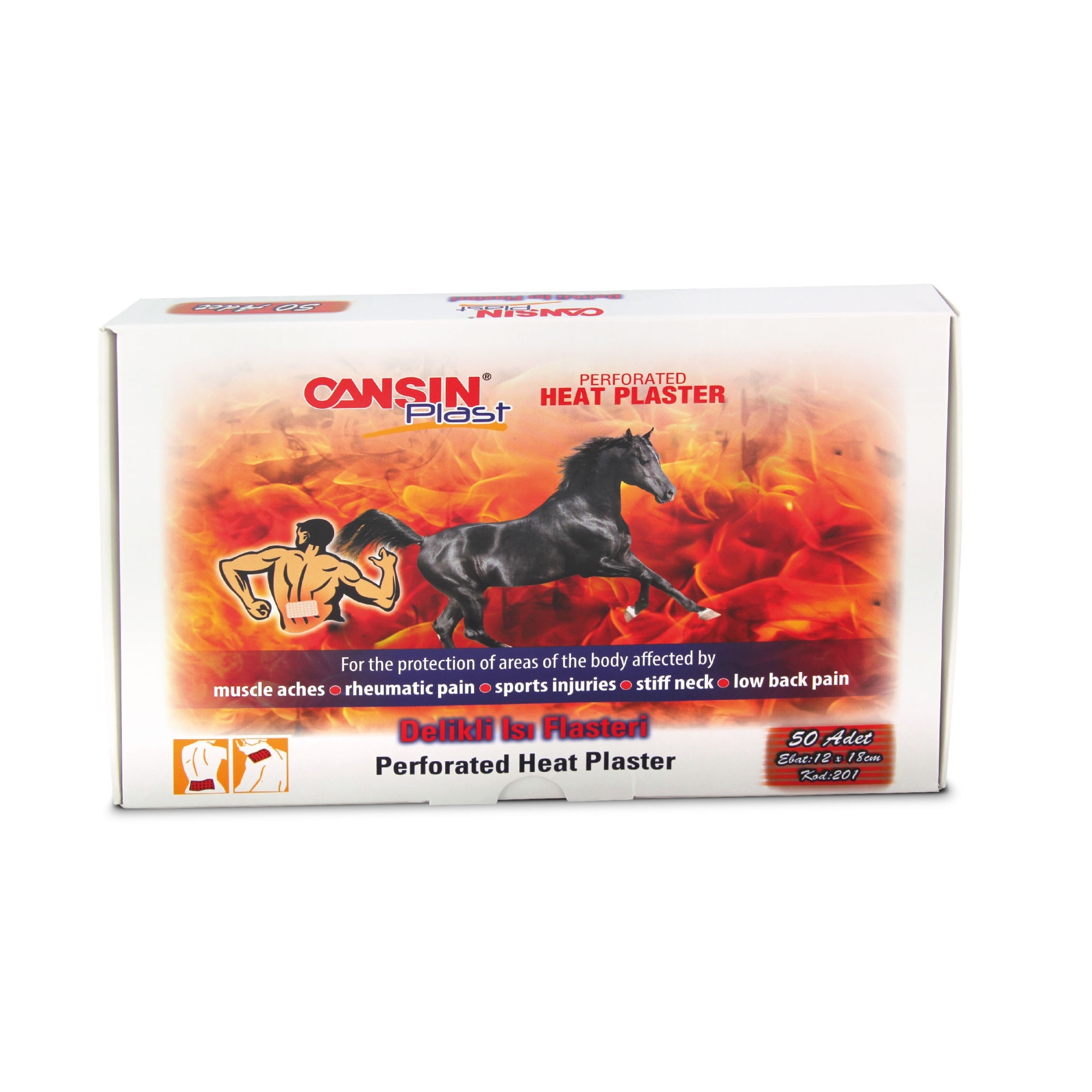 Plasture termic antireumatic, 12 x 18 cm, cu capsaicina, Dactylion ...