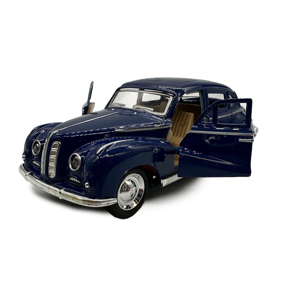 Macheta Volga, masina metalica clasica, 1:32, pull-back, se deschid ...