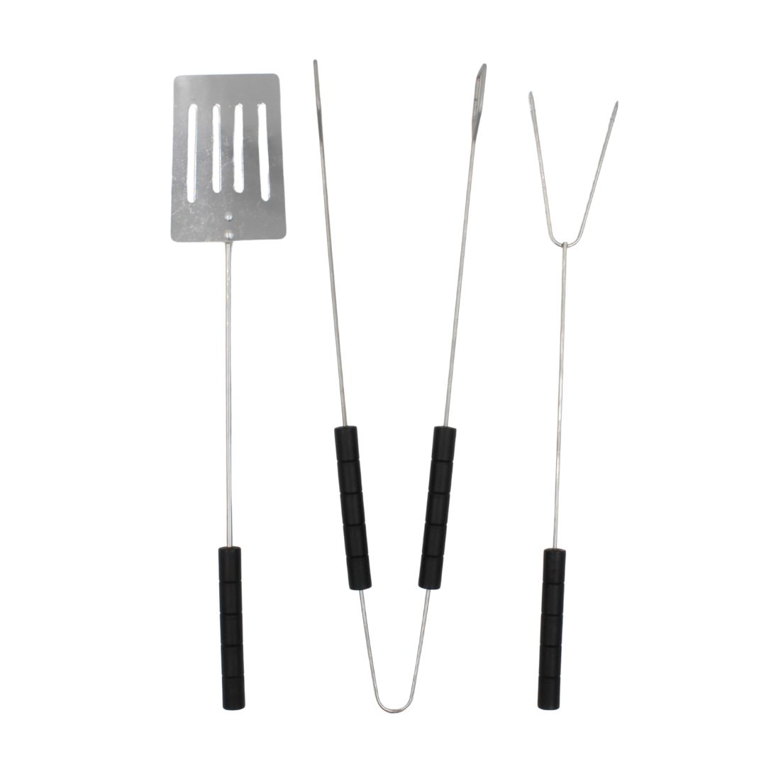 Set 3 ustensile inox pentru gratar - eMAG.ro