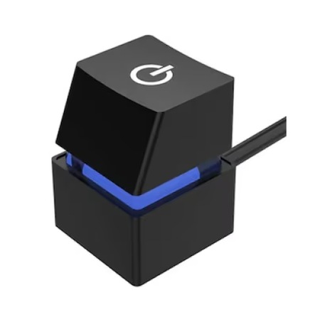 Buton mecanic On/Off pentru PC, ABS, Negru - eMAG.ro