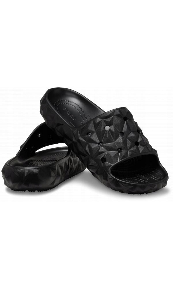 Slapi Barbati, Crocs, Classic Geometric V2 209608 Slide, Negru, 43-44 ...