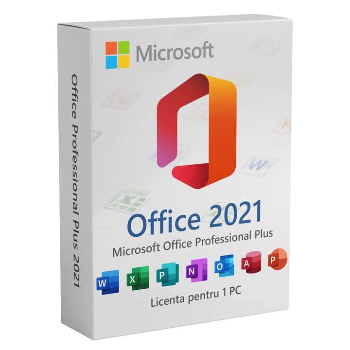 Licenta Microsoft Office Professional Plus 2021, USB, 1 PC, Versiune ...