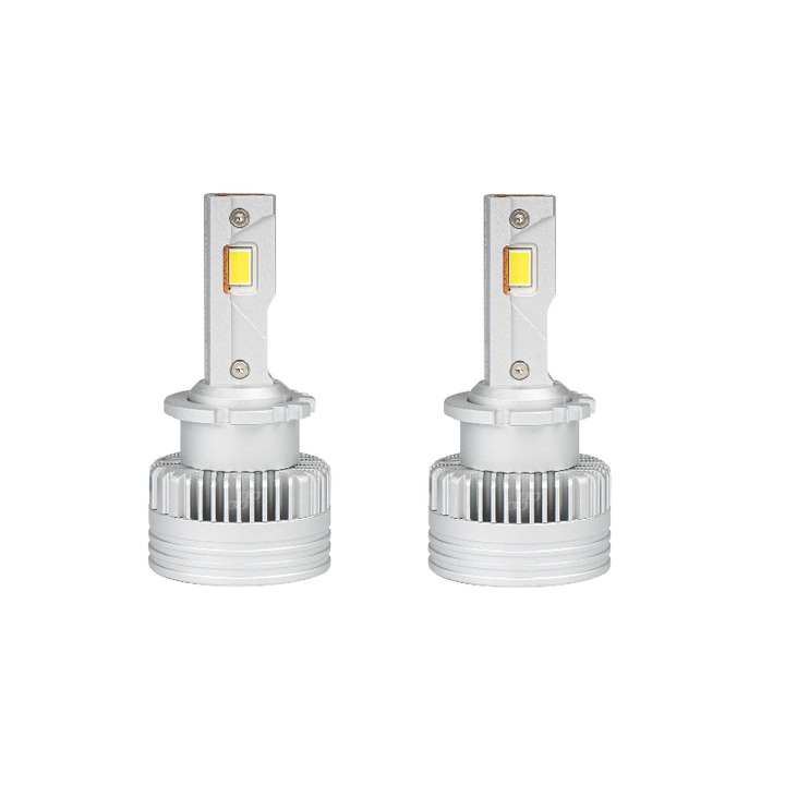 Set 2 becuri LED Canbus, D2S/D2R 12V 6000K - eMAG.ro