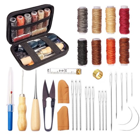Set 32 articole cusut, cu Geanta Depozitare, diferite dimensiuni si ...