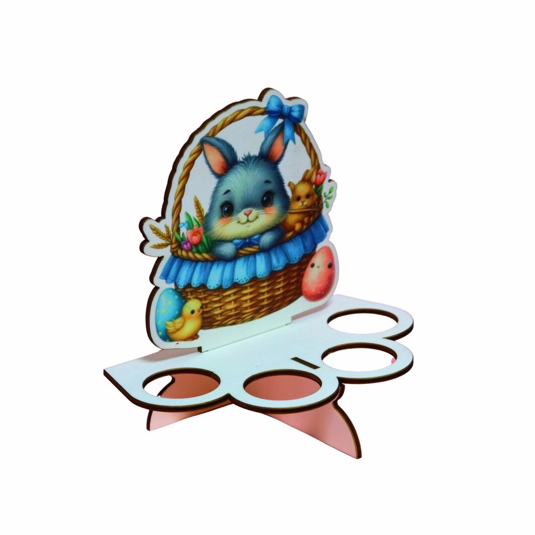 Suport oua Paste 4 locuri, Lemn, 20x12cm, Model SOUV002 - eMAG.ro