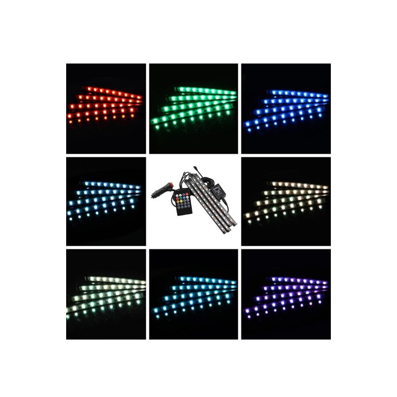 Set Baghete 12 Leduri Iluminare Ambientala LED AutoSwitchOn Doty ...