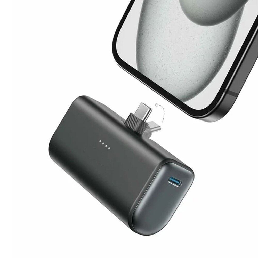 Acumulator extern compact, Mini Bank Ultra, Incarcare rapida 22.5W ...