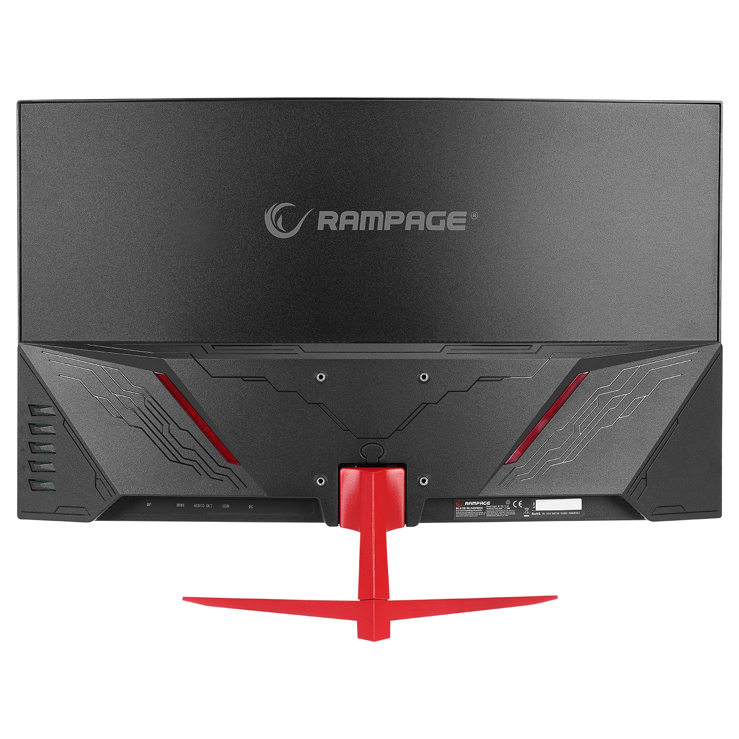 Monitor Gaming, Rampage BLAZE BL24R165C, 23.8", 165Hz, 1ms, Full HD ...