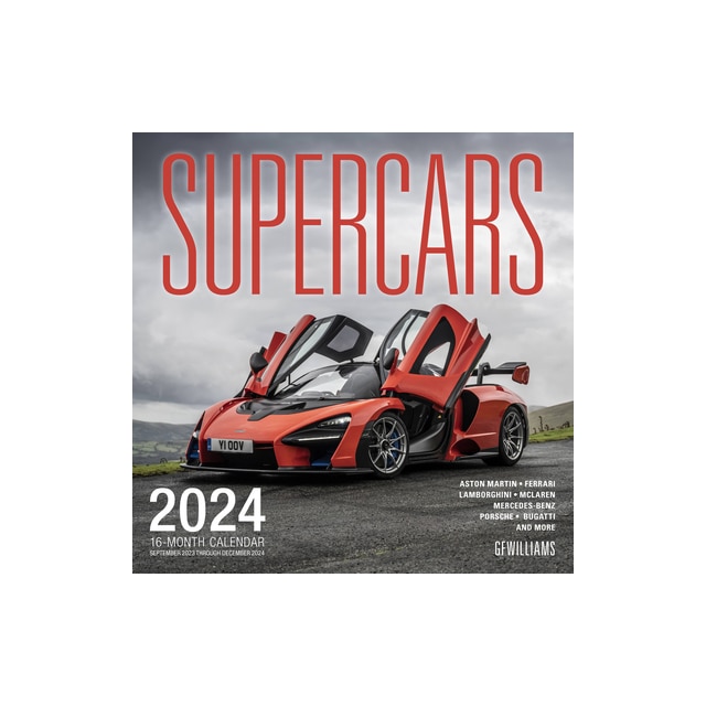 Supercars 2024 16-Month Calendar - September 2023 Through December 2024 ...