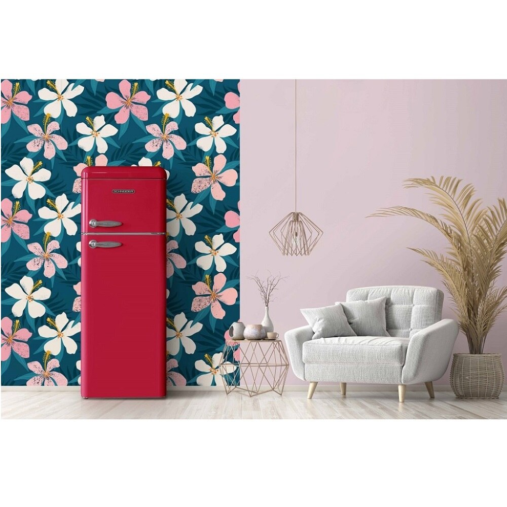 Frigider retro Schneider, H 150 cm, volum 211 litri, design vintage ...