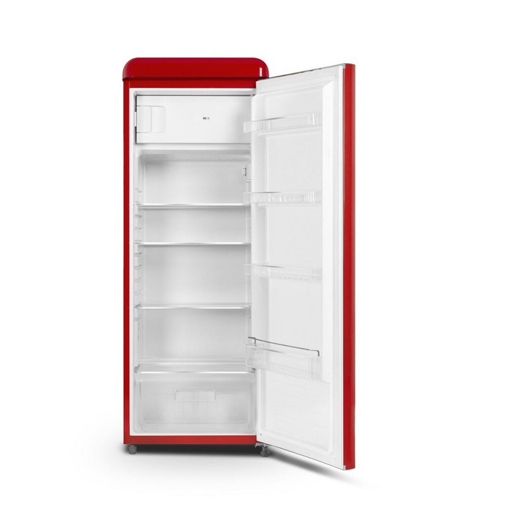 Frigider retro cu o usa Schneider, H 150 cm, volum 229 litri, design ...