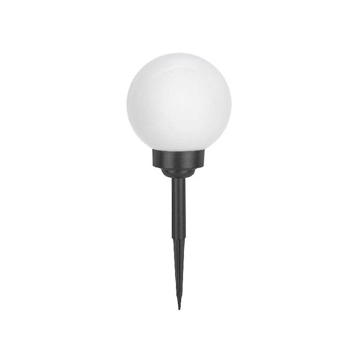 Lampa Solara LED RGB, forma glob, autonomie 8h, pentru gradina, D 15 cm ... Lampa Solara LED RGB, forma glob, autonomie 8h, pentru gradina, D 15 cm ...