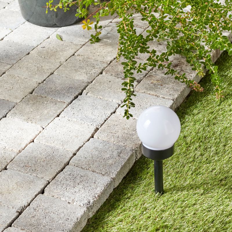 Lampa Solara LED RGB, forma glob, autonomie 8h, pentru gradina, D 10 cm ...