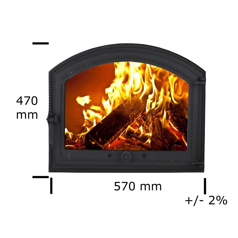 Usa semineu sau Barbeque, fonta, 470x570 mm, model Punctat, Fontana ...
