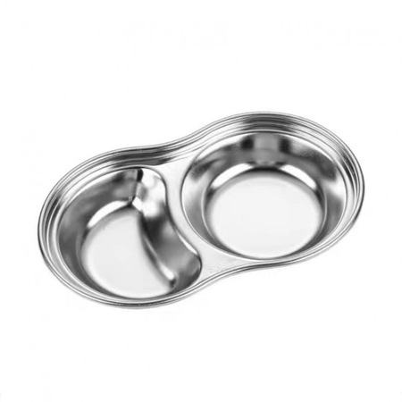 Solnita inox, 2 compartimente, 14x8.5x2.5cm NO6149 - eMAG.ro