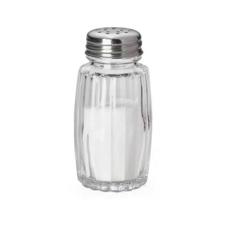 Solnita bucatarie, sticla cu capac de inox, 8x4x4 cm NO6150 - eMAG.ro