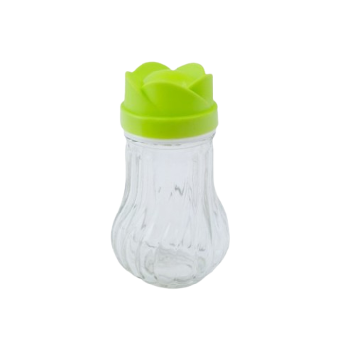 Solnita bucatarie din sticla cu capac de plastic, 12.5x5 cm NO6186 ...