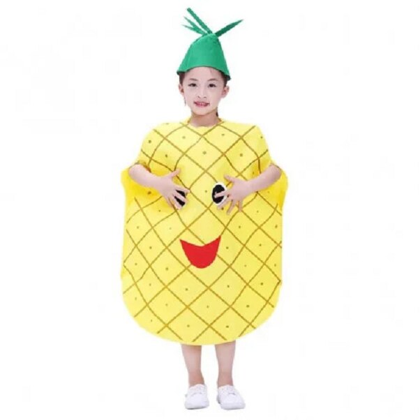 Costum serbare copii, model ananas, 5-7 ani, multicolor - eMAG.ro