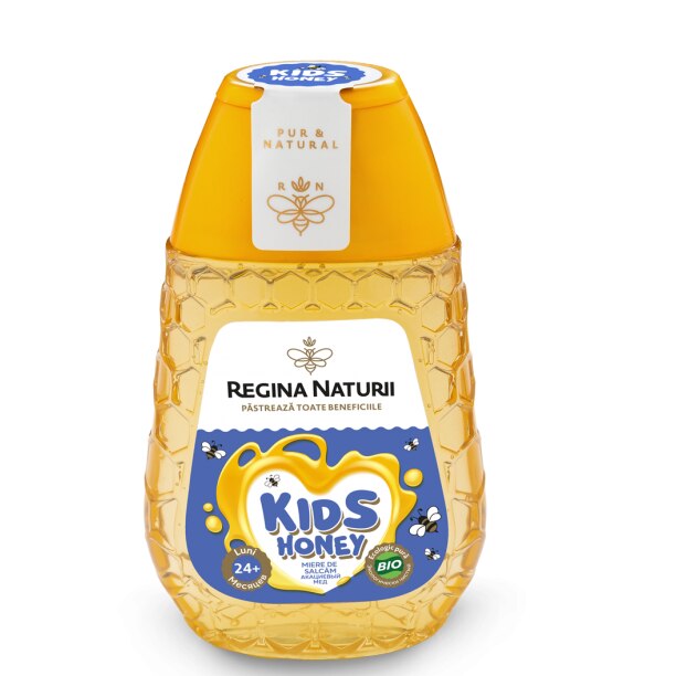 Miere BIO salcam kids honey 250g Regina Naturii, La Flacon - eMAG.ro