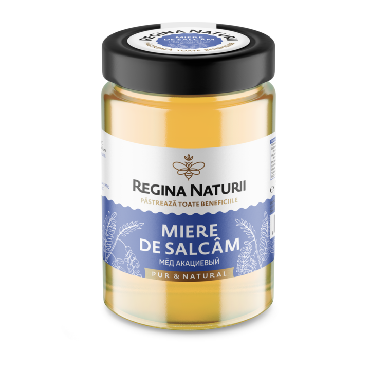 Miere naturala de salcam 380g Regina Naturii - eMAG.ro