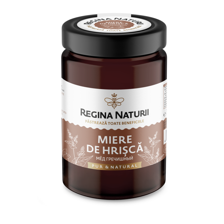 Miere naturala de hrisca 380g Regina Naturii - eMAG.ro